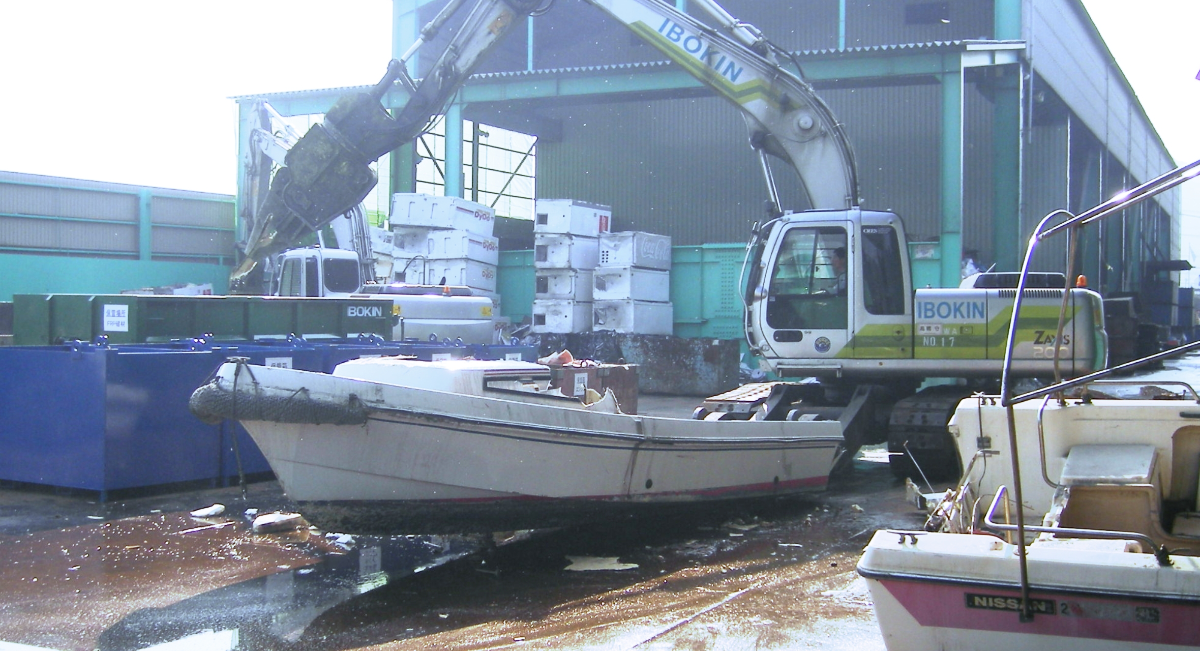 FRP船リサイクル | 株式会社イボキン